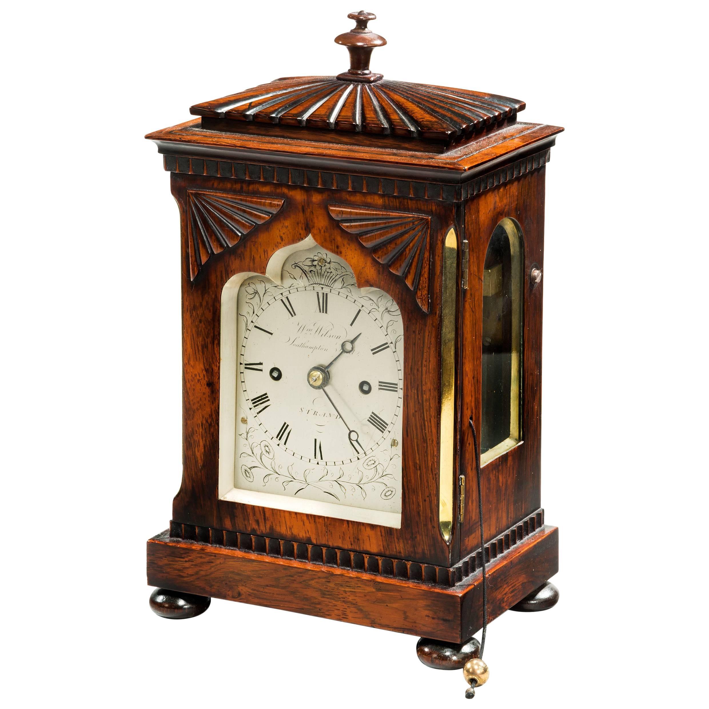 Regency Table Clock at 1stDibs