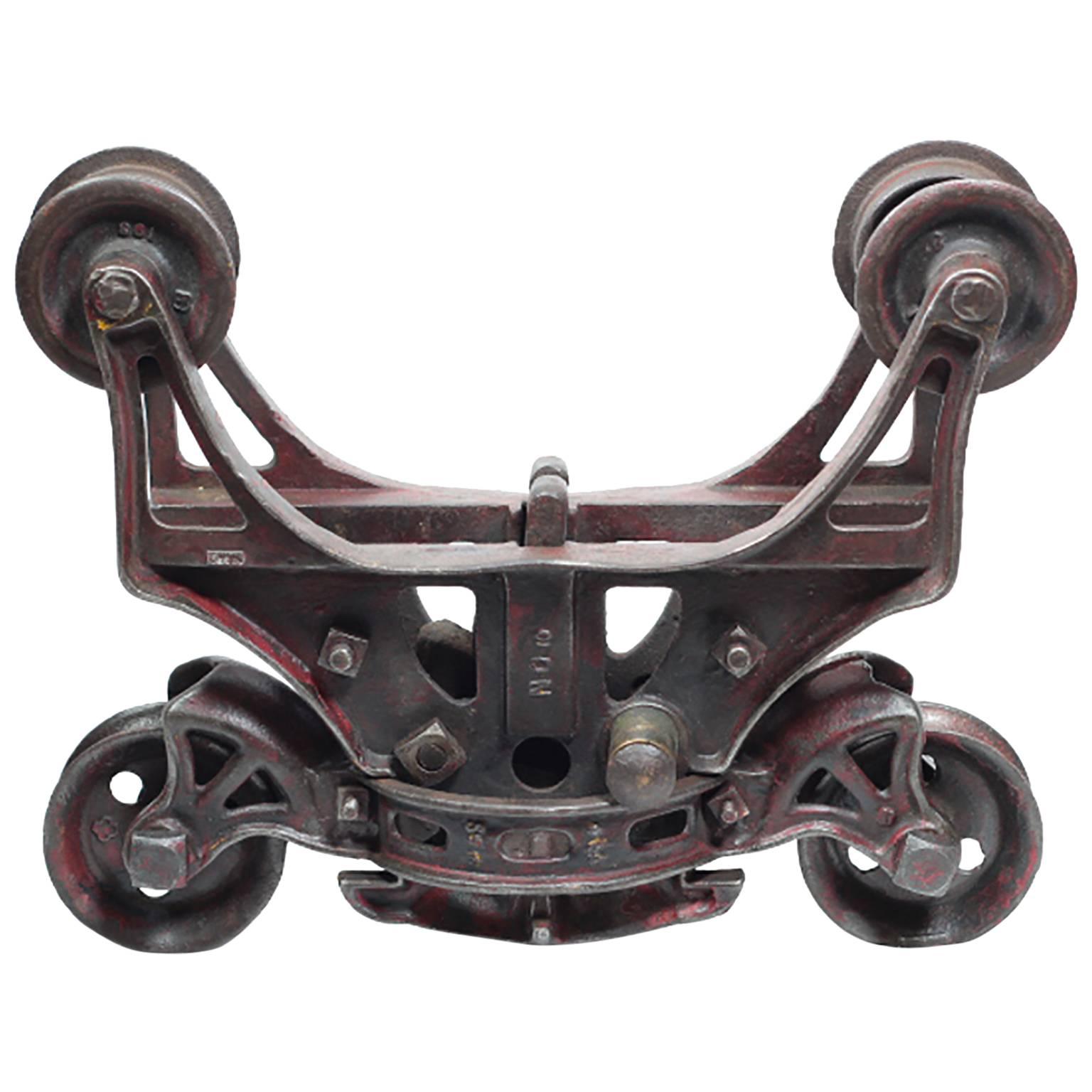 Early 20th Century Cast Iron Hay Trolley For Sale at 1stDibs | hay ...