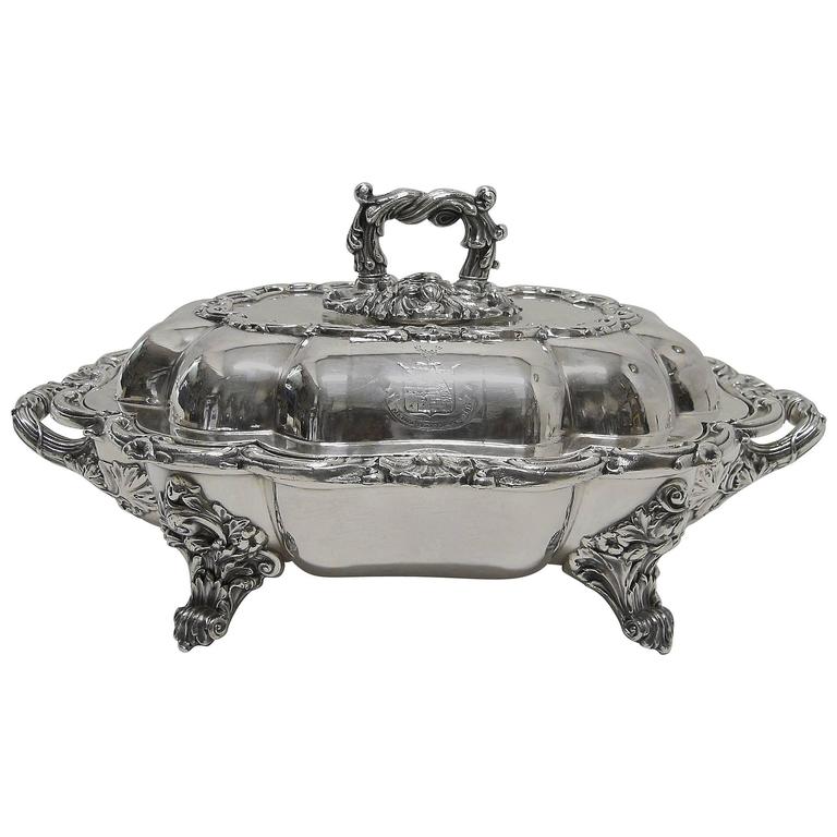 Rococo Style Four Piece Serving Dish, French at 1stDibs