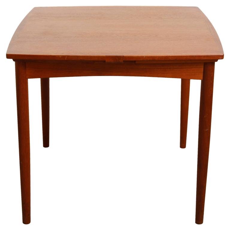 Poul Hundevad Convertible Teak Game or Dining Table at 1stDibs ...