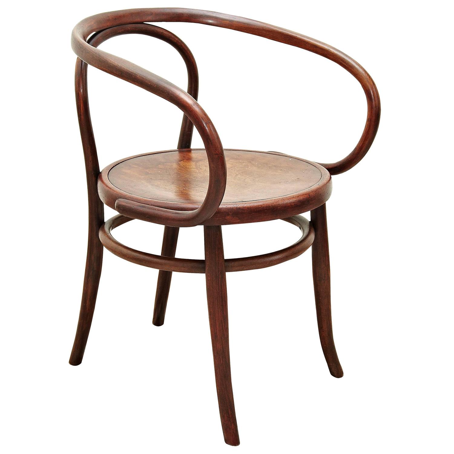 Thonet 209 Armchair by Auguste Thonet for Thonet, circa 1900 at 1stdibs