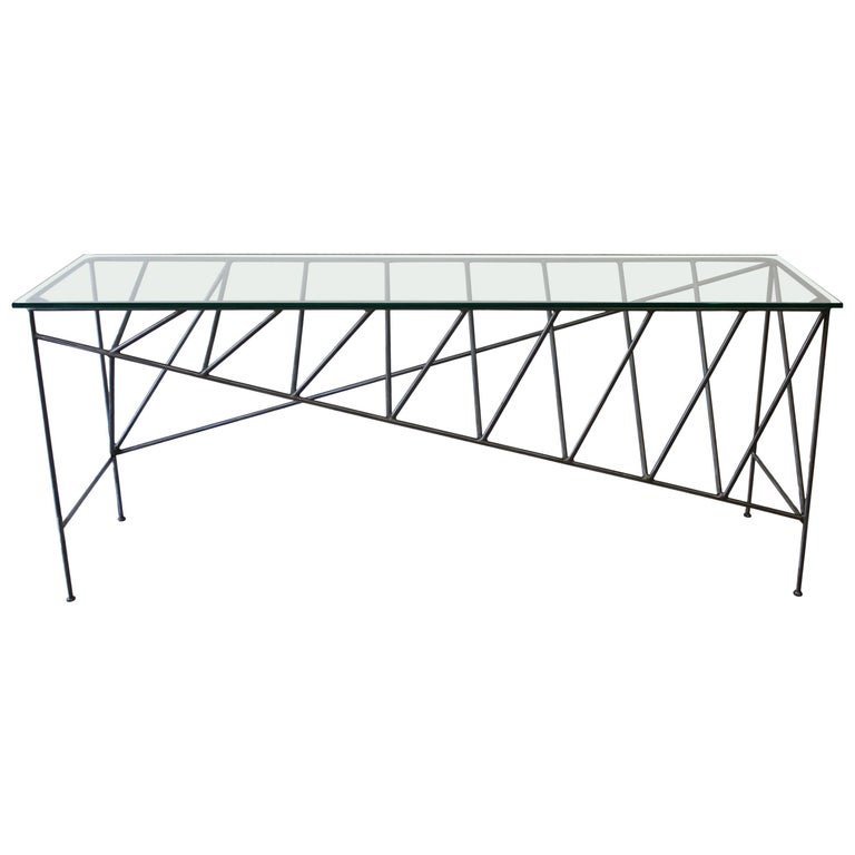 Studio Steel Console at 1stDibs
