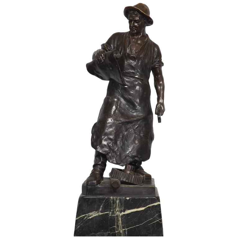 'The Engineer' Bronze Sculpture by Julius Schmidt-Felling at 1stDibs ...