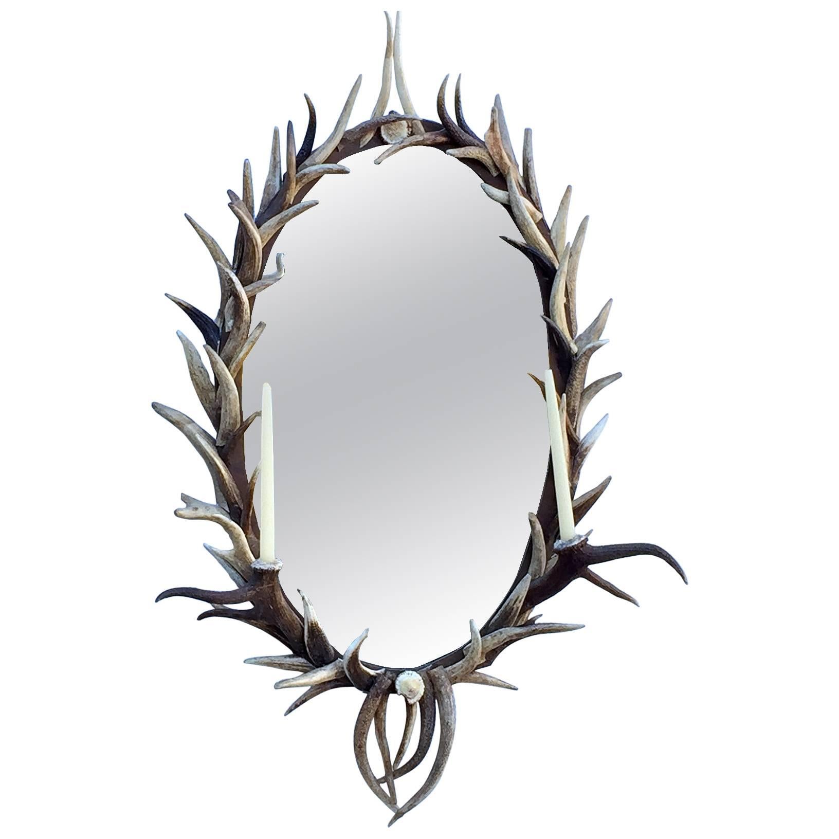 Vintage Horn Mirror at 1stDibs