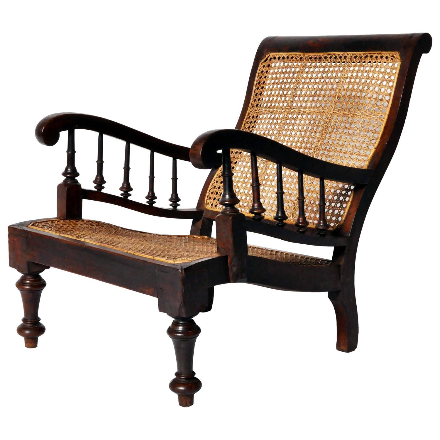 British Colonial Planter’s Chair at 1stdibs