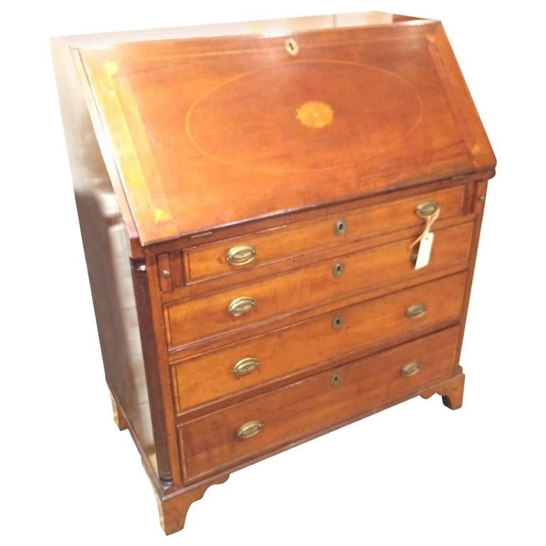 Antique Slant Front Desk at 1stDibs