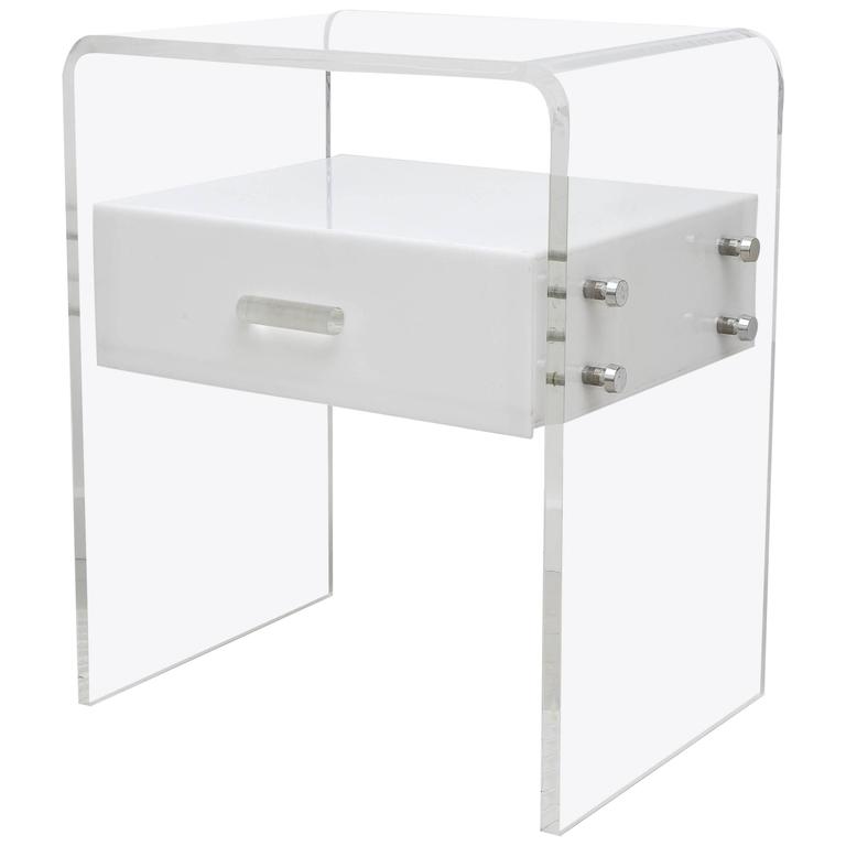 Vintage Acrylic Bedside Chest at 1stDibs