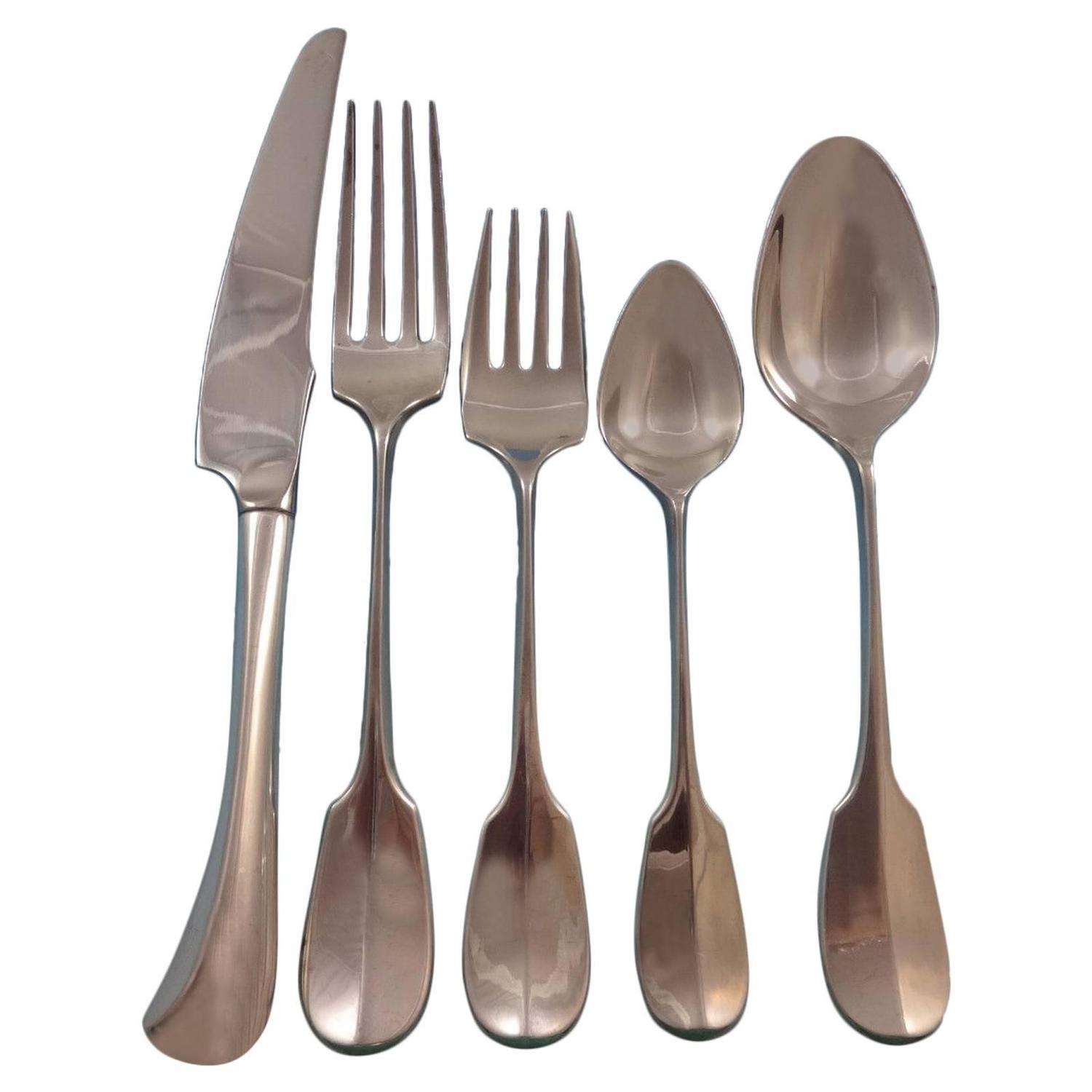 Smithsonian by Kirk-Stieff Sterling Silver Flatware Set for 12 Service ...