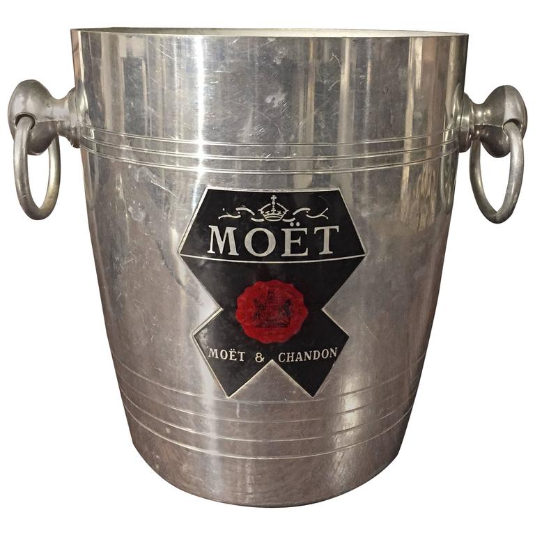 Moet et Chandon Vintage French Champagne Bucket at 1stDibs