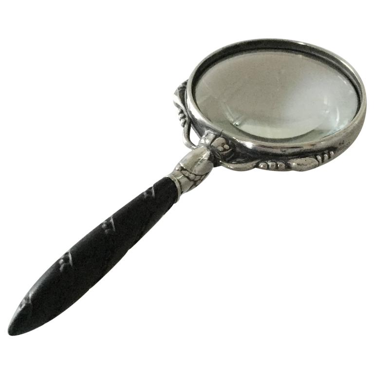Georg Jensen Sterling Silver Magnifying Glass with Handle #74 at ...