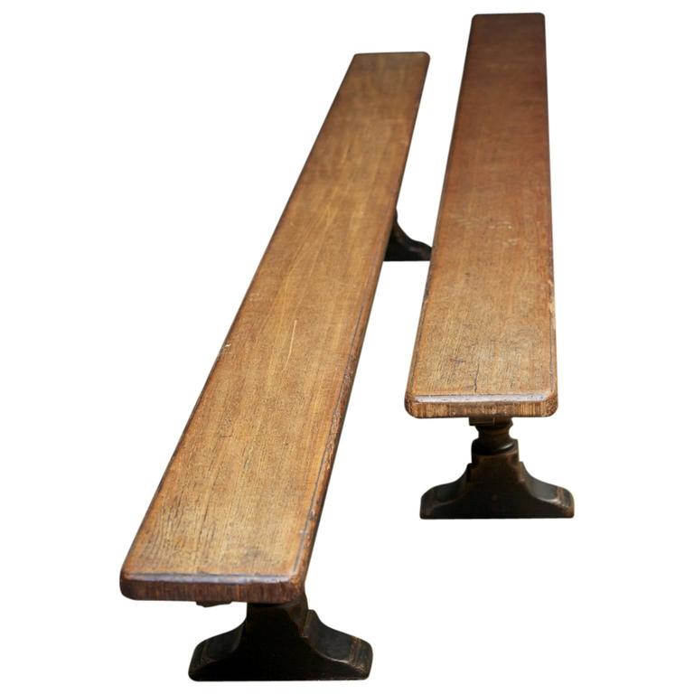Low School Benches at 1stDibs
