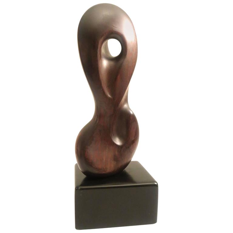 Rare 1960s Biomorphic Ironwood Abstract Sculpture by Jocko Johnson at ...