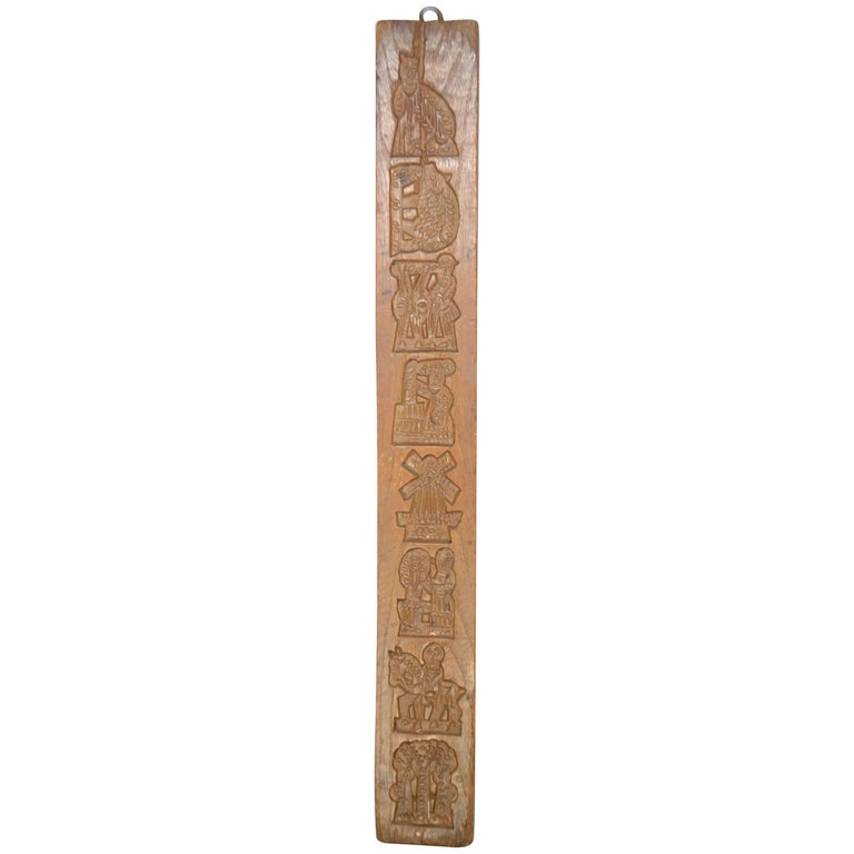 Wooden Gingerbread Mold, circa 1850 For Sale at 1stDibs
