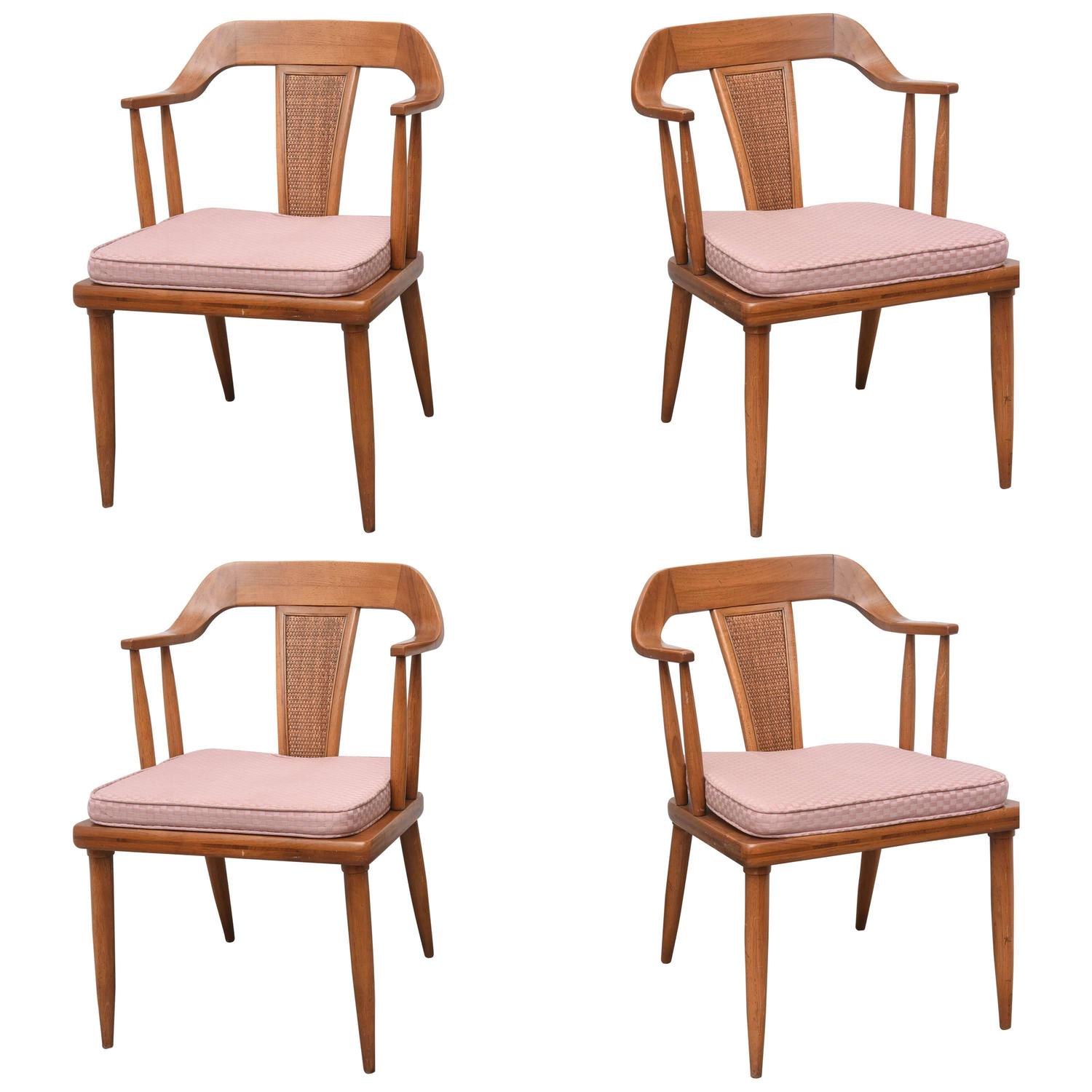 Tomlinson of High Point, Set of Four Dining Chairs, USA, 1957 For Sale ...