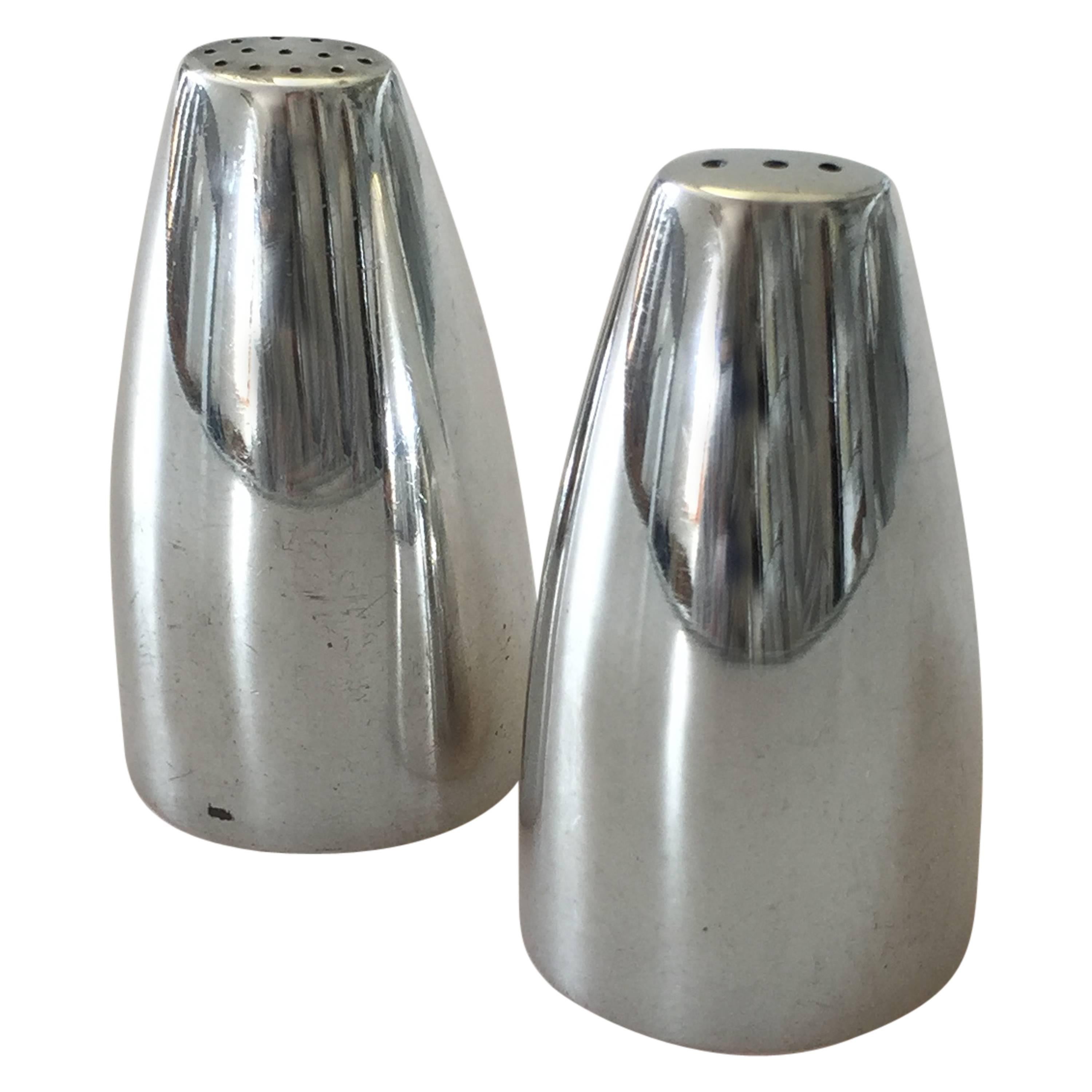 Georg Jensen "pyramid" Mustard Pot And Salt And Pepper Set, No. 632 at ...