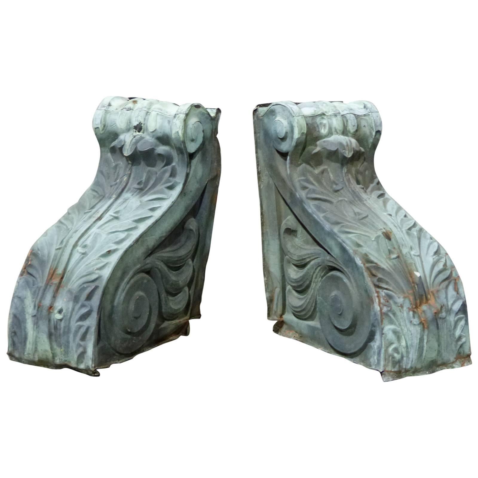 19th Century Outdoor Copper Corbels at 1stDibs | corbels outdoor
