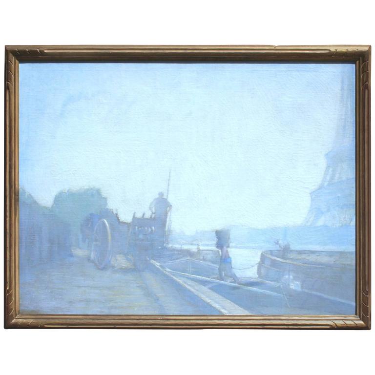 Painting of the Seine in Paris by Elizabeth Snowden Watrous For Sale at ...