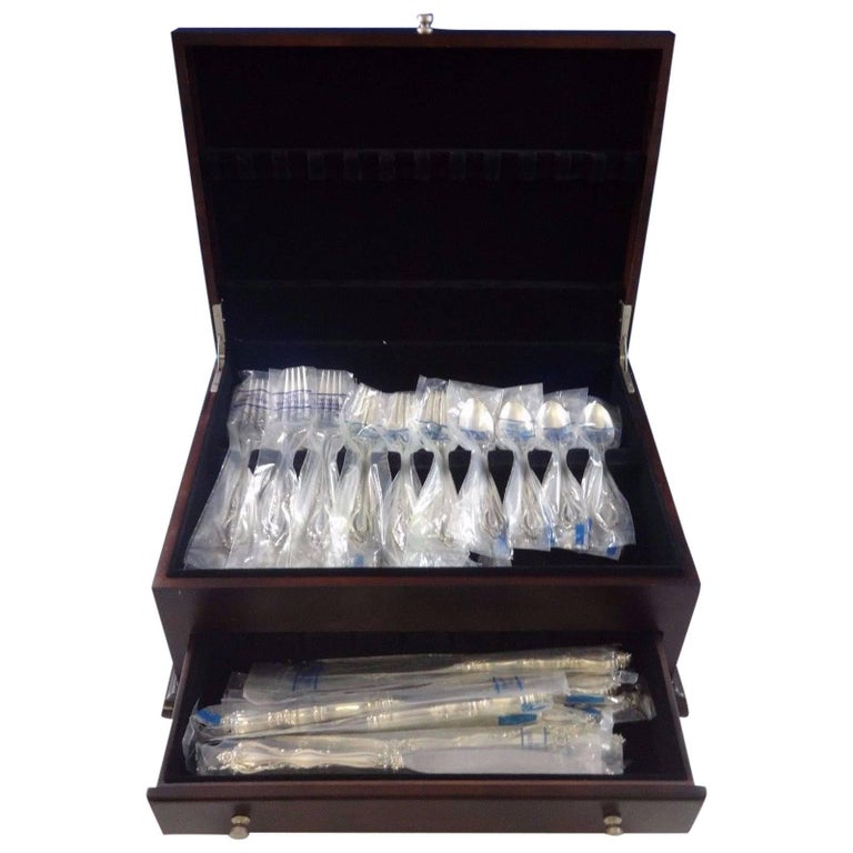 Grande Regency by International Sterling Silver Flatware Set Dinner ...