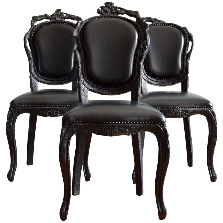 'Smoke' Dining Chairs by Maarten Baas for Moooi at 1stDibs | smoke chairs
