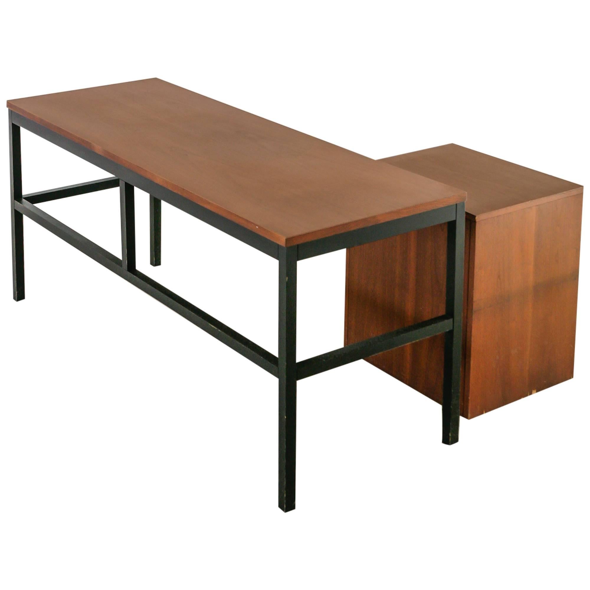 Rosewood Desk from Imperial Desk Company, 1960s, USA at 1stDibs