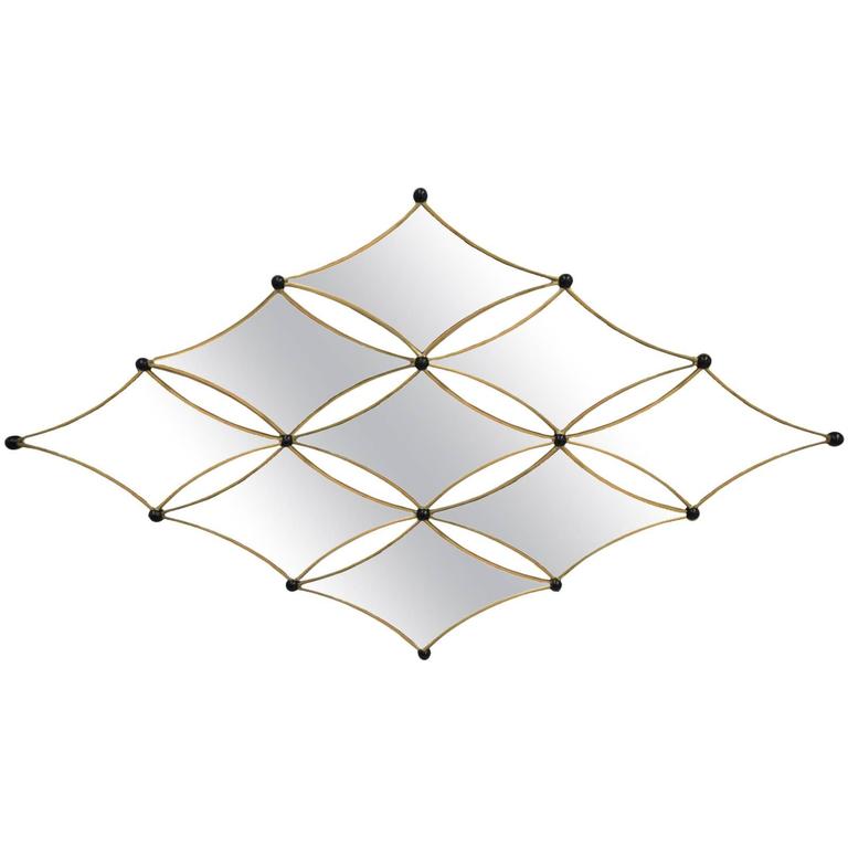 "Losanges" Mirror For Sale at 1stDibs