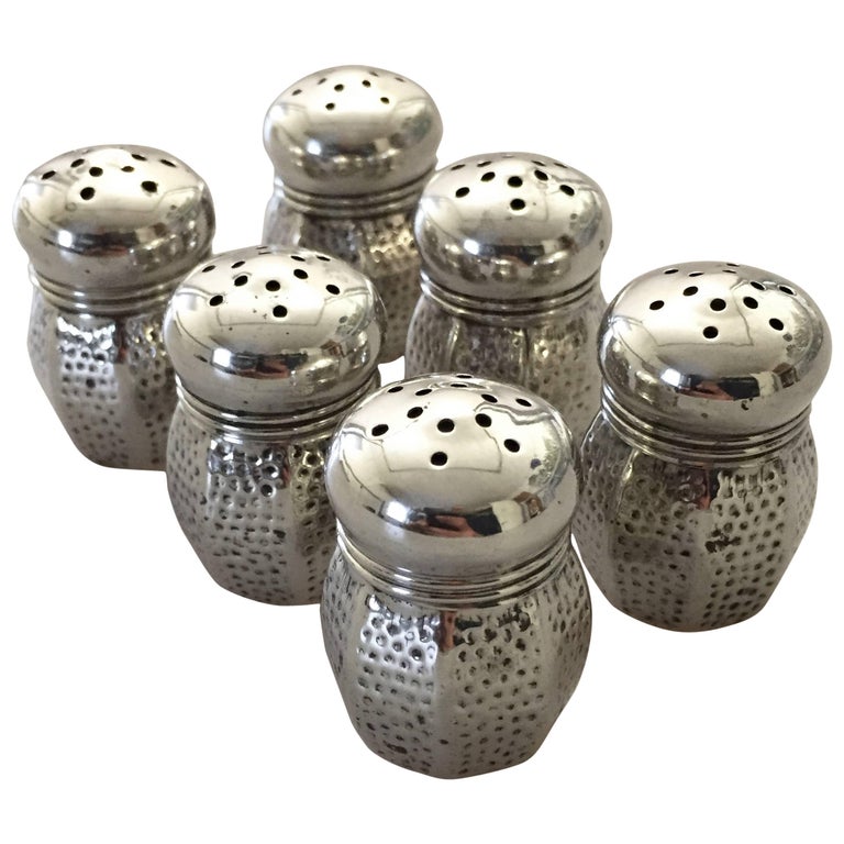 Set of Six Salt and Pepper Shakers at 1stDibs