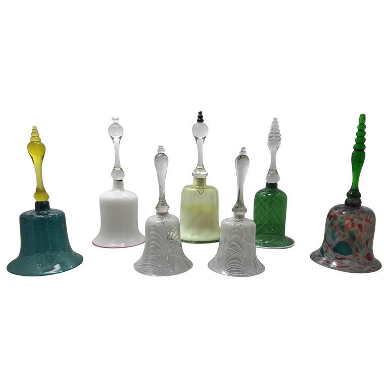 19th Century Collection of Victorian Handblown Bells For Sale at 1stDibs