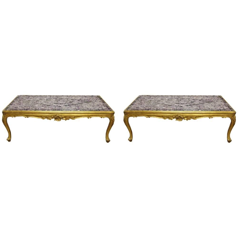 Rare Pair of English Blue John (Derbyshire Spar) Flourite Crystal ...