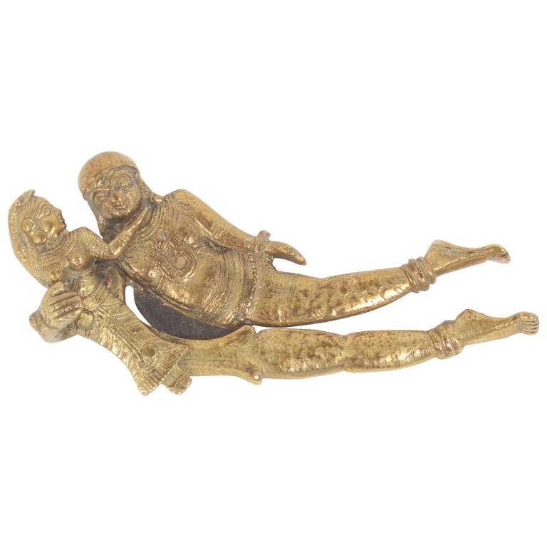 Cheeky Brass Cigar Cutter at 1stDibs