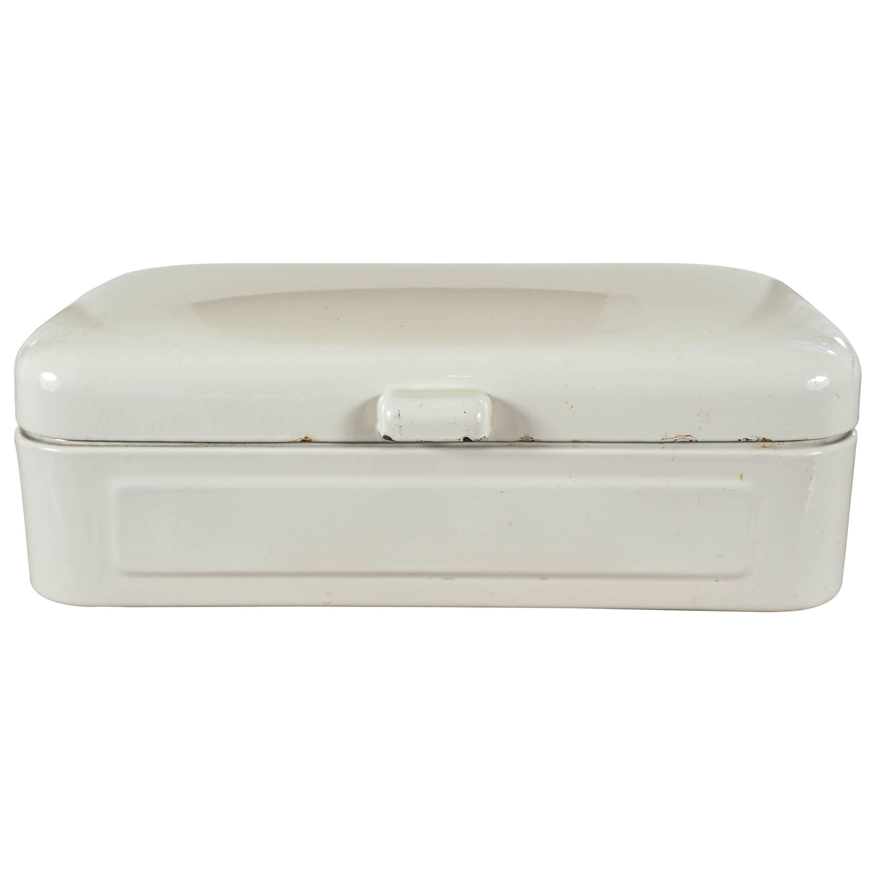 English Enamel Bread Bin at 1stDibs