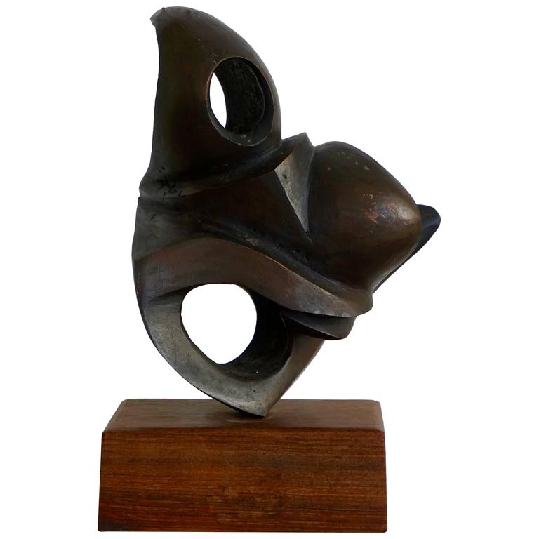 Abstract Bronze Sculpture at 1stDibs