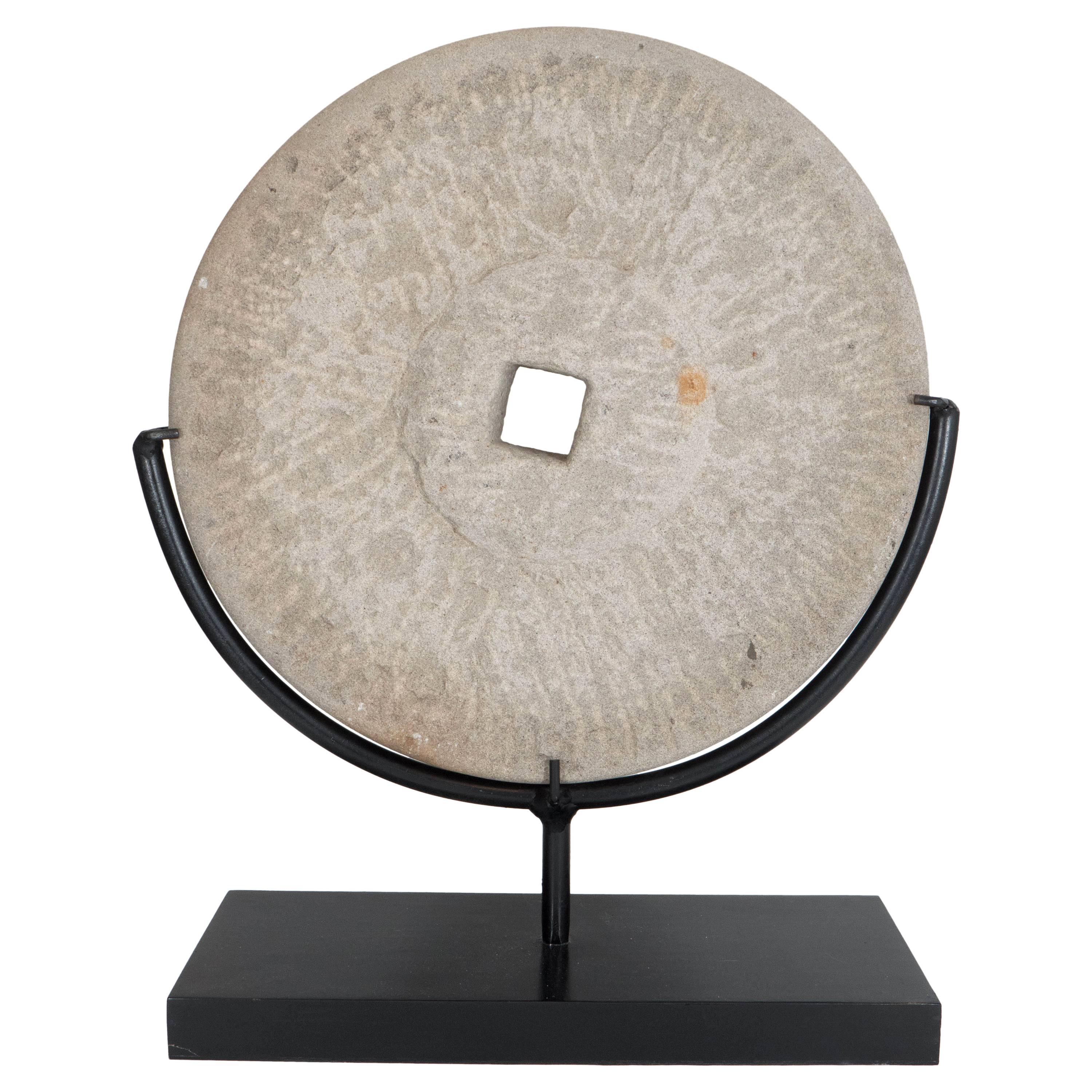 Late 19th Century Chinese Millstone on Display at 1stDibs