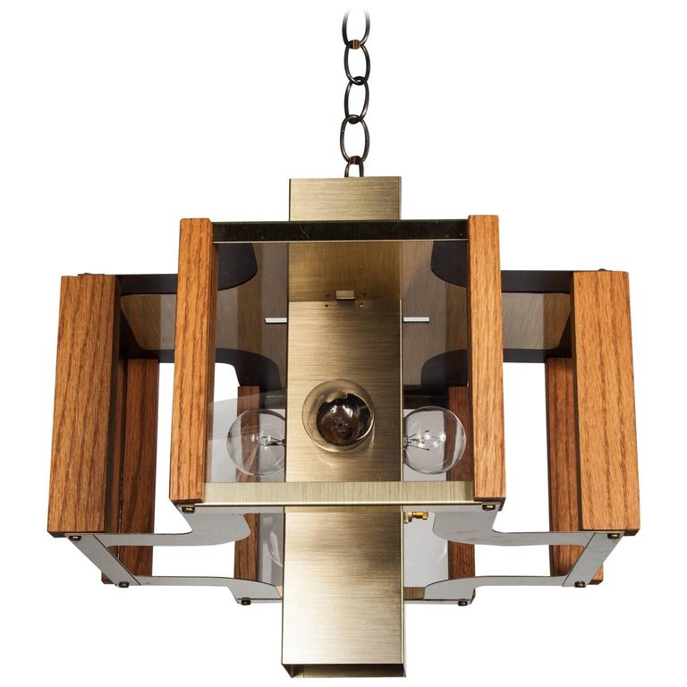 Mid-Century Architectural Light Fixture Designed by Frederick Ramond at ...
