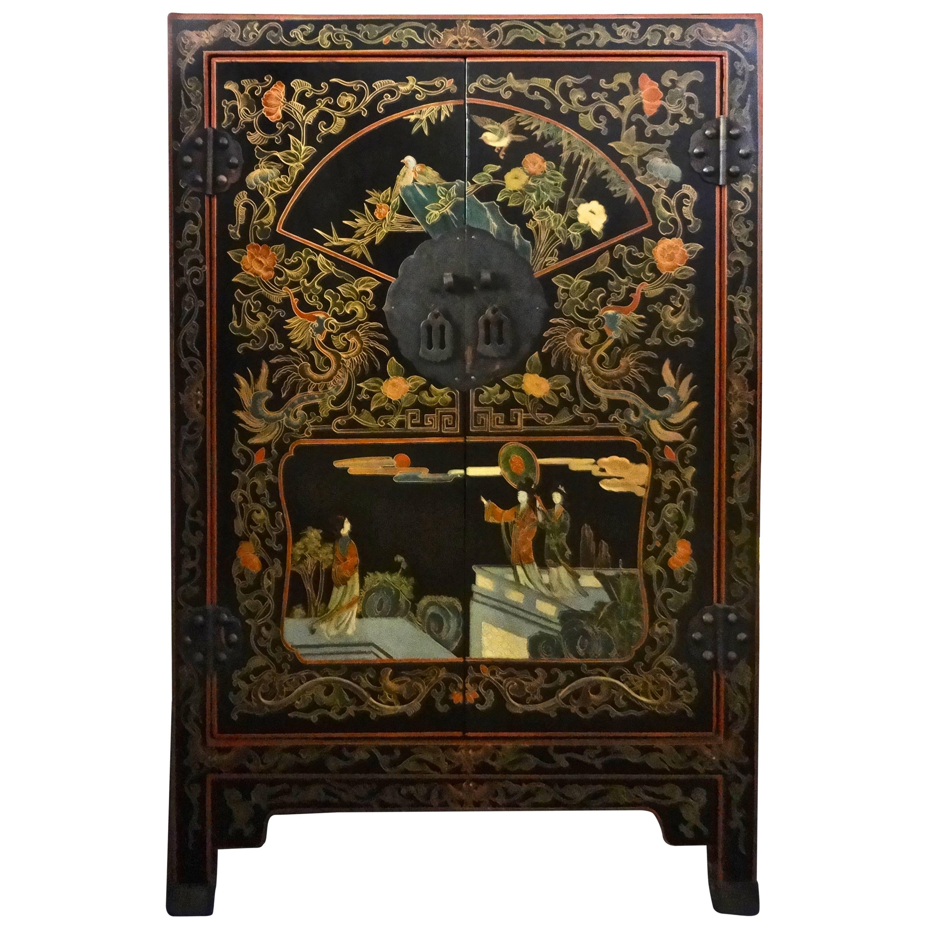 Chinese Two-Door Cabinet at 1stDibs
