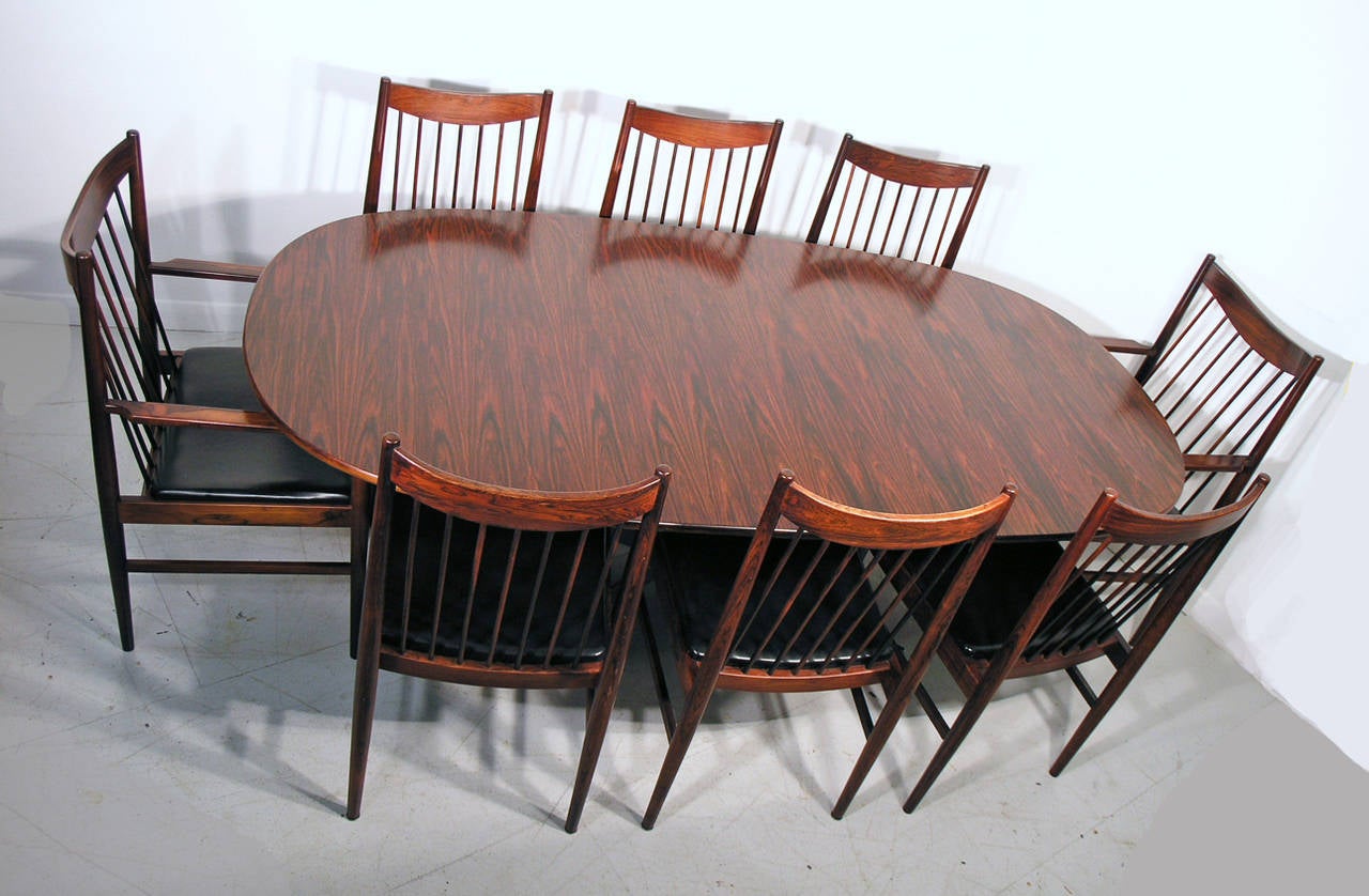 Rosewood dining/boardroom table designed by Robin Day, 1960s For Sale ...