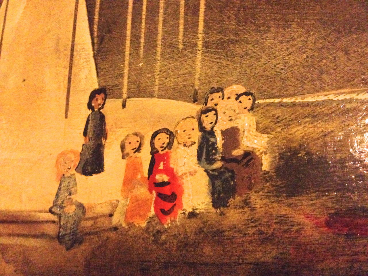 Extremely Rare Oil Paintings Art Amen, 1969 by Antonio Menegazzo at 1stDibs