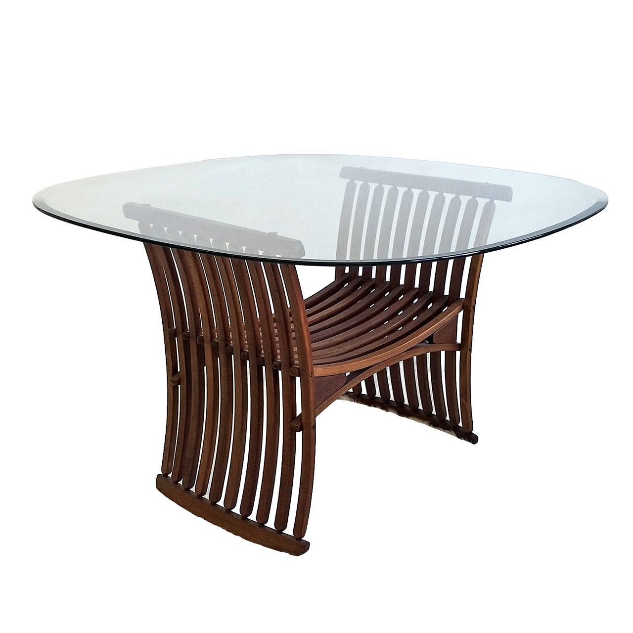 Dining Table Slats - For Sale on 1stDibs | stainless apron slat, wood ...