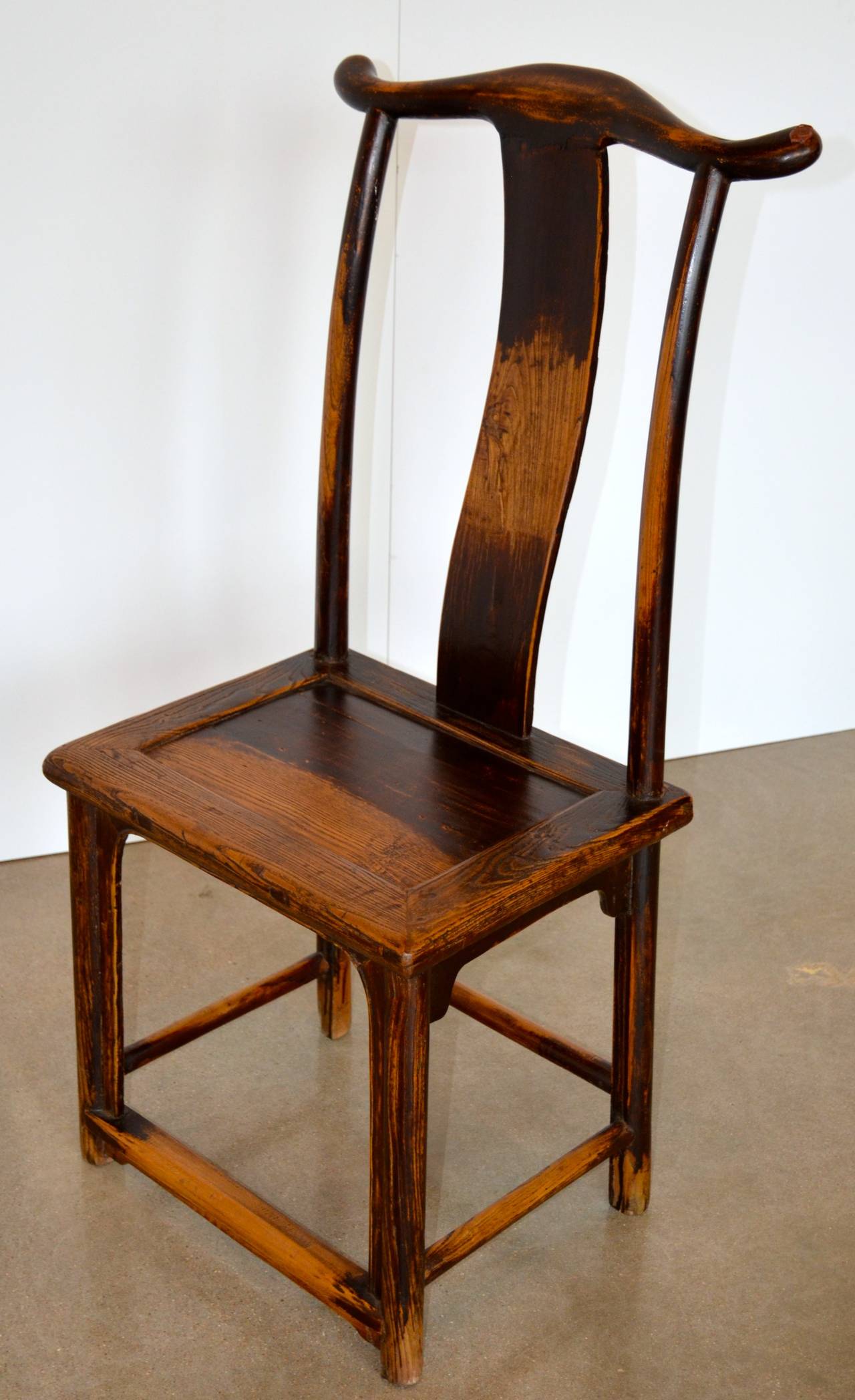 Yoke Crest Ming Style Chairs, Set of Eight at 1stDibs