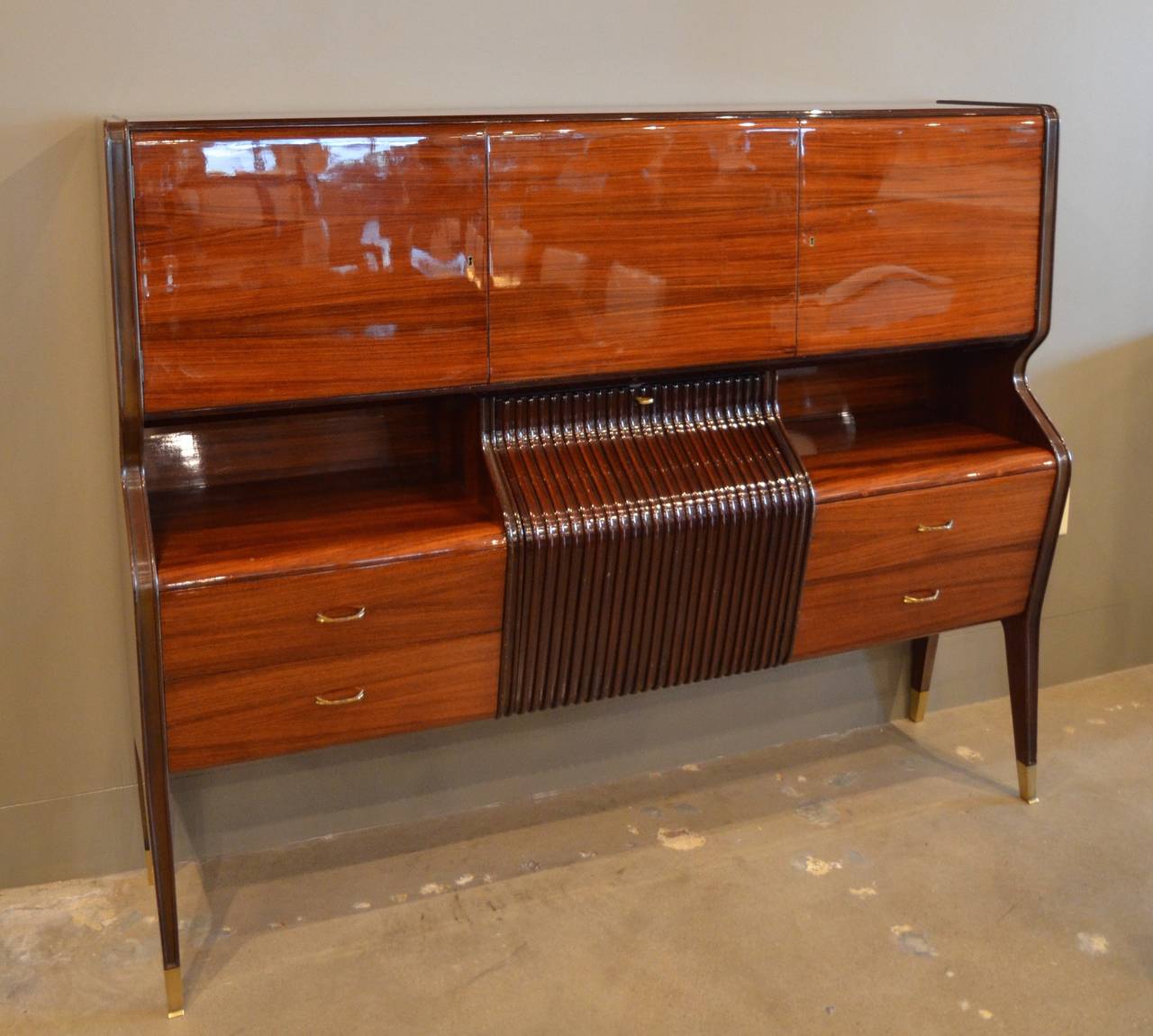 Osvaldo Borsani Bar Credenza at 1stDibs