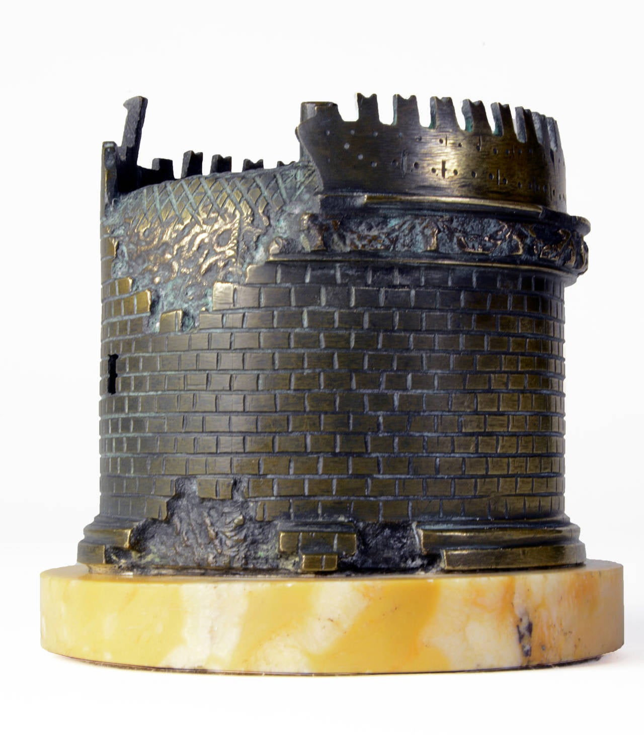 An Unusual Grand Tour Bronze Model of the Tomb of Caecilia Metella at ...