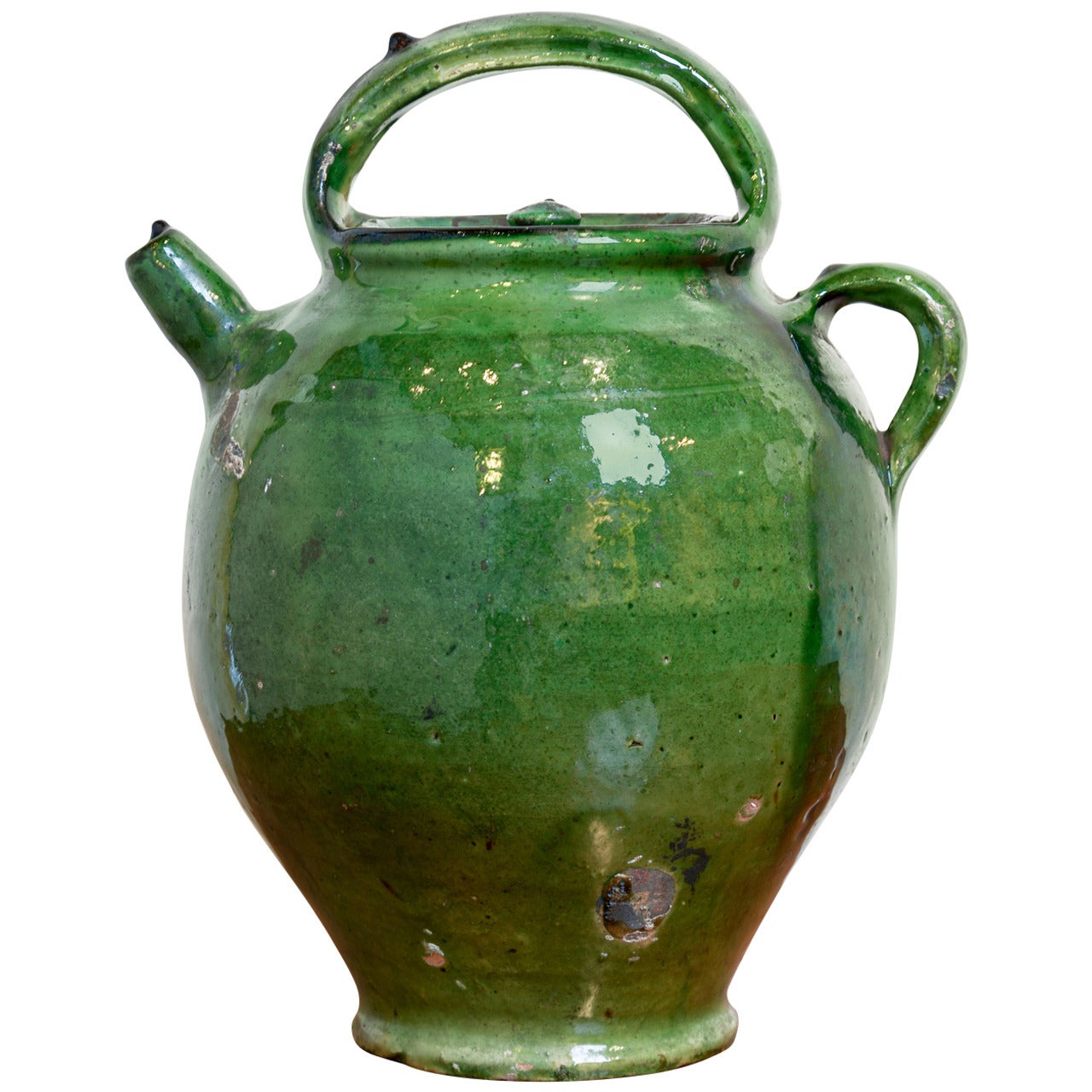 French Provencal Pitcher (Cruche), Late 19th Century at 1stDibs