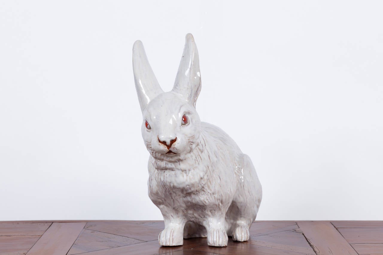Ceramic Rabbit, France circa 1940s at 1stDibs