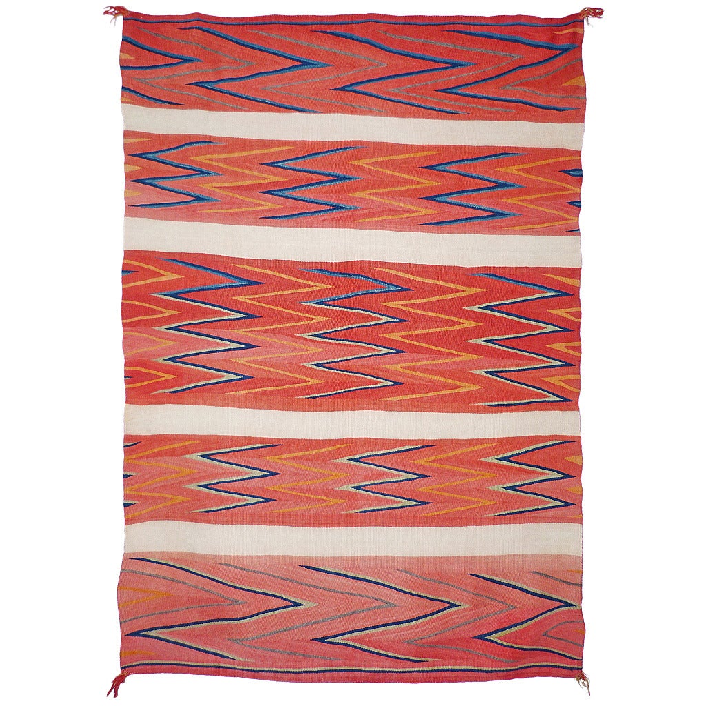 Late Classic Navajo Wedge Weave Textile, circa 1880 at 1stDibs