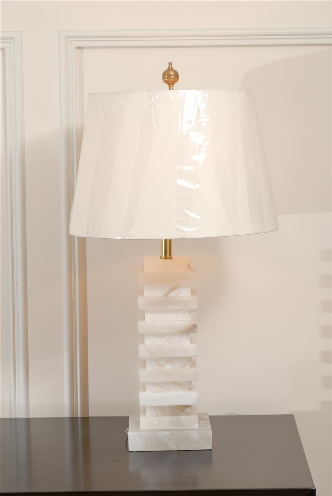 Gorgeous Pair of Vintage Marble Lamps at 1stDibs | marble lamps for ...