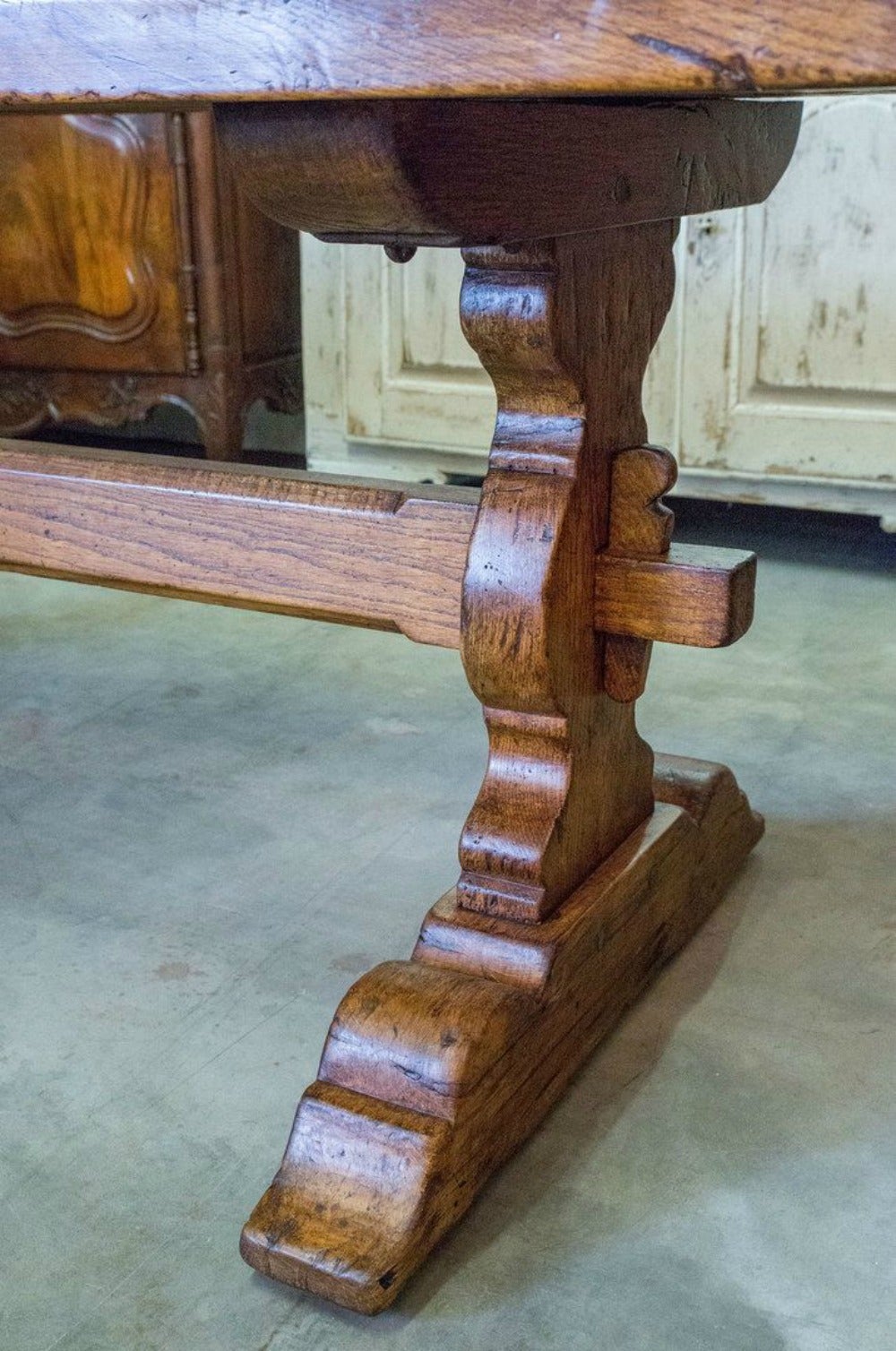 Antique French Trestle Table at 1stDibs | antique trestle table ...