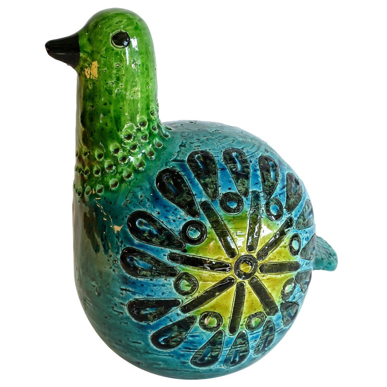 Ceramic Bird Sculpture by Bitossi for Raymor at 1stDibs