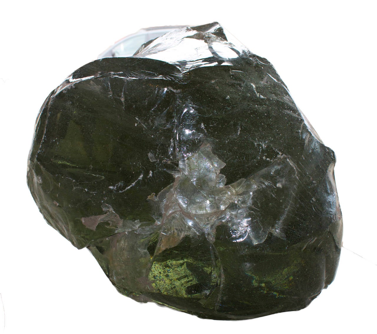 Large and Wonderful Pair of Glass Rocks at 1stDibs