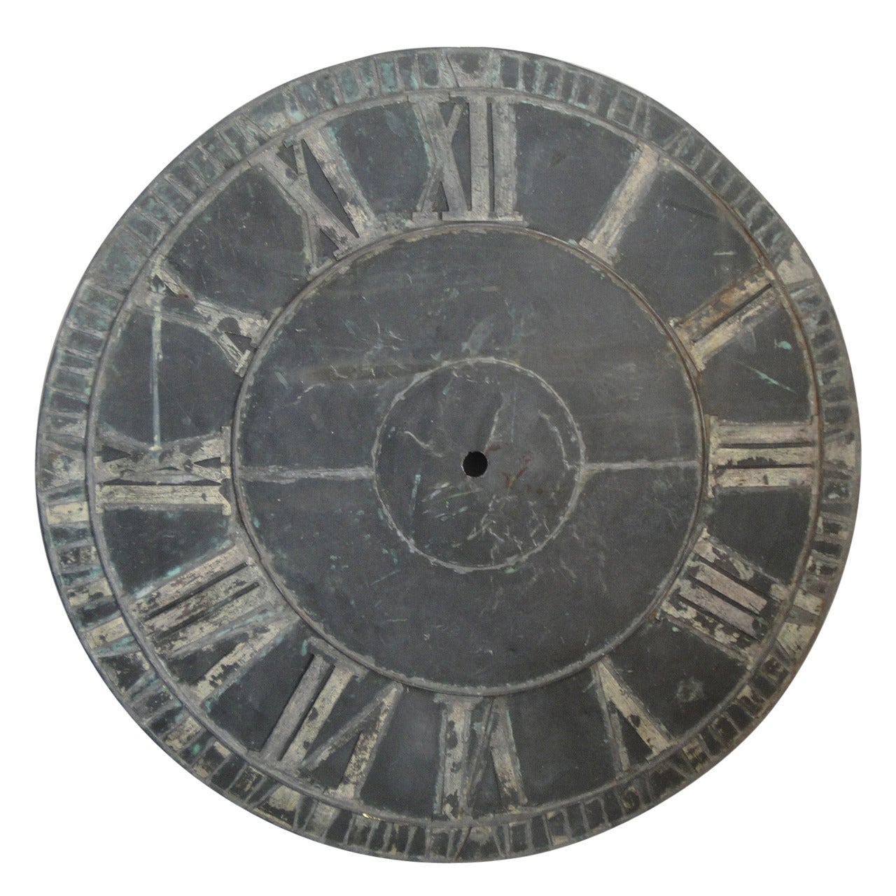 19th Century French Copper Clock Face at 1stDibs