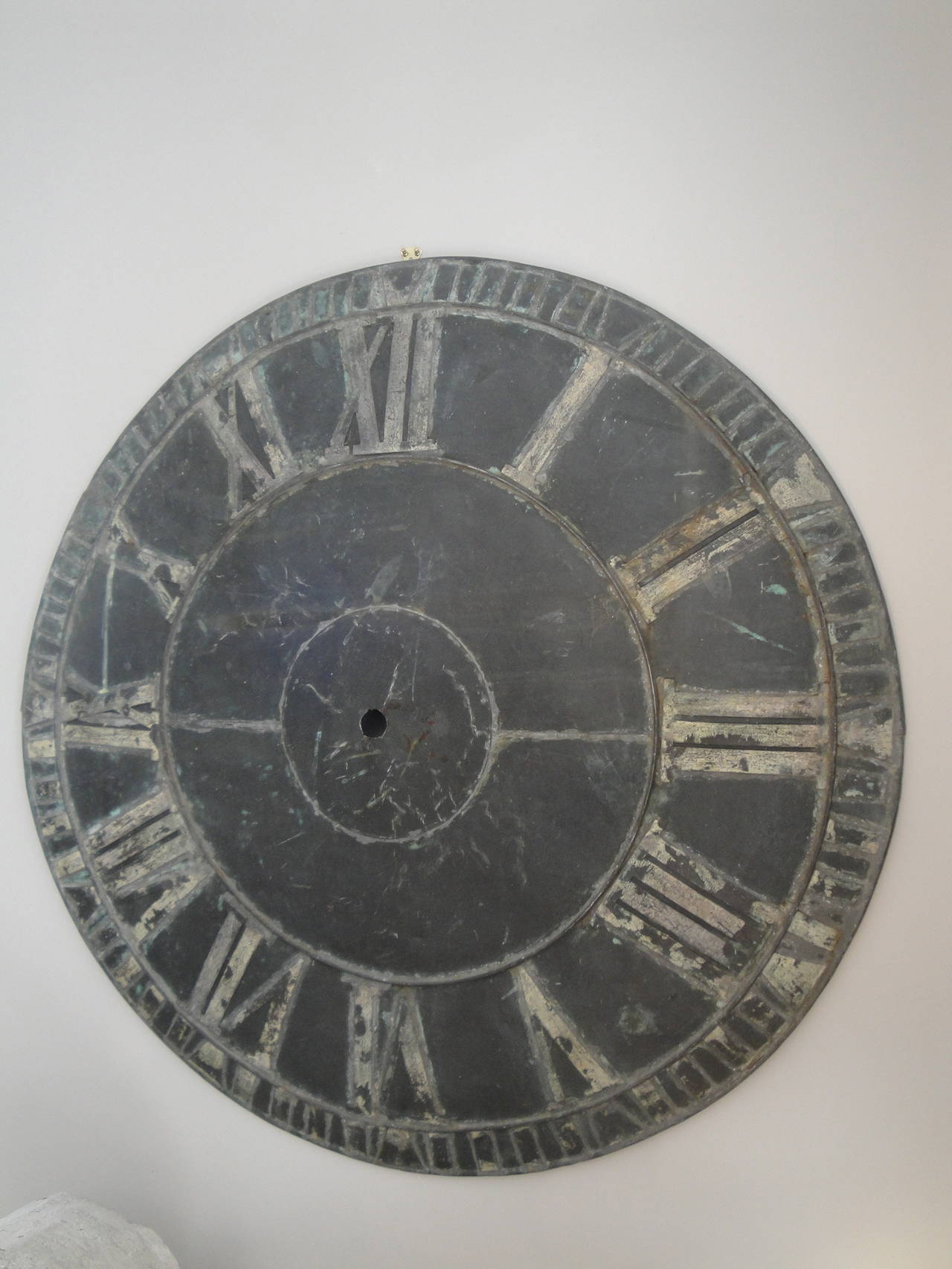 19th Century French Copper Clock Face at 1stDibs