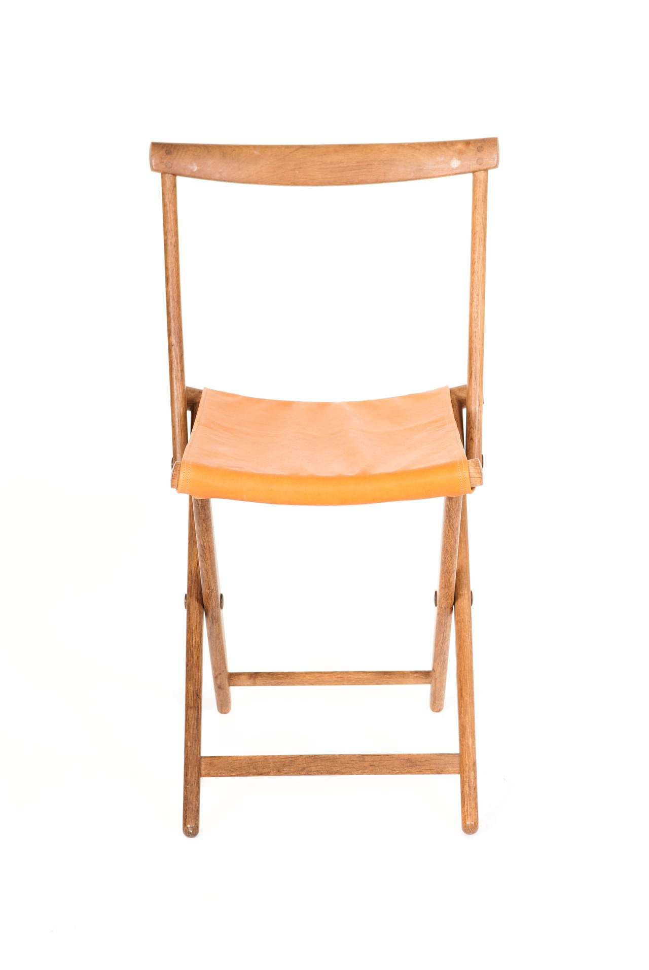 Torsten Johansson Folding Stool by A. J. Iversen at 1stDibs